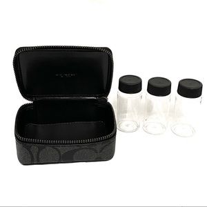 Coach | Accessories | Coach Pill Box Signature Canvas Holds 3 Bottles ...